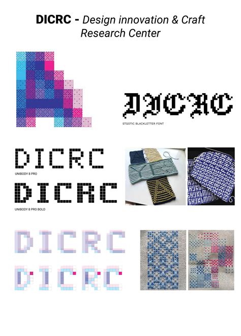 Typed Embroidry Cept Portfolio
