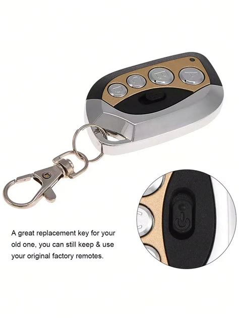 Télécommande Universelle De Porte 433 Mhz Télécommande Universelle De Garage 4 Boutons à Code