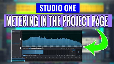 Studio One Project Page Part Metering Obedia Youtube