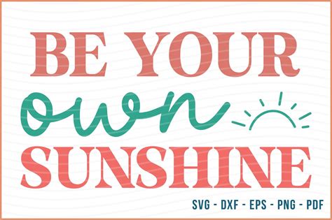 Be Your Own Sunshine Retro Summer Svg Graphic By Bee Craftr