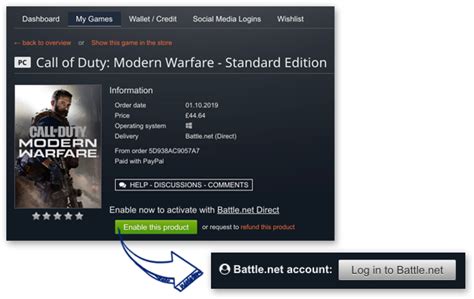 Activations Activation With Battle Net Direct