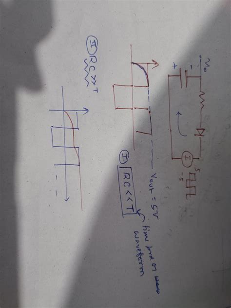circuit analysis rc diode problem electrical engineering stack