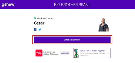 Paredão Bbb 23 Como Votar Para Eliminar Cezar Gabriel Santana Ou Tina