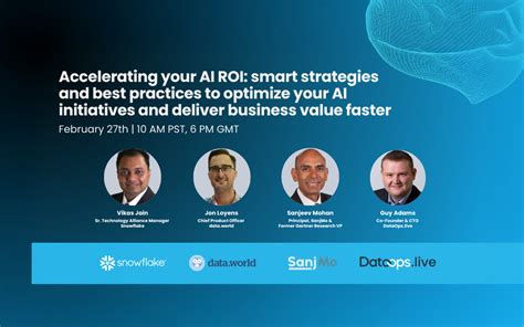 Accelerating Your Ai Roi Smart Strategies Best Practices And Approaches To Optimize Your Ai