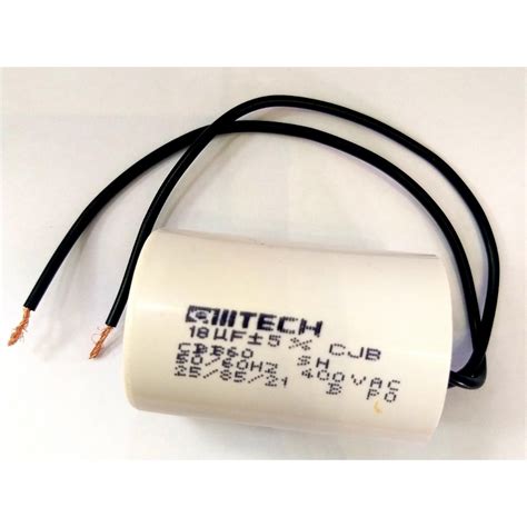 Capacitor Para Ventilador Uf X Vac Fios Shopee Brasil
