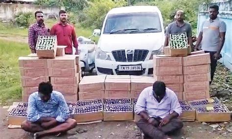திண்டிவனம் அருகே கடத்தப்பட்ட ரூ 10 லட்சம் மதிப்பிலான புதுவை