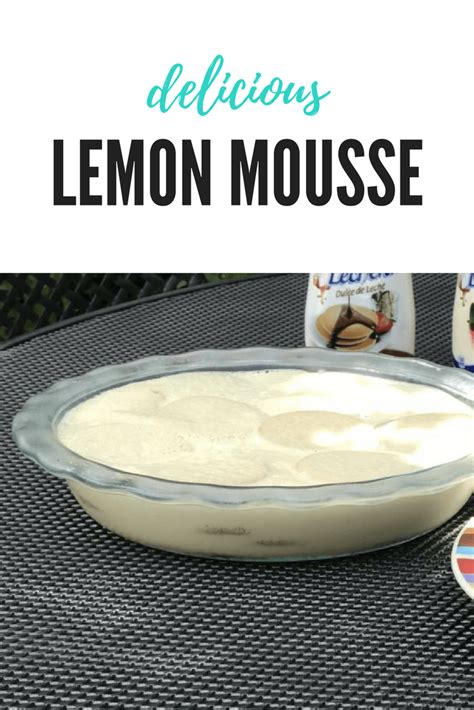 Easy And Refreshing Lemon Mousse Recipe Hispana Global
