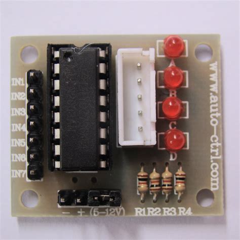 Uln2003 Stepper Motor Driver Board With Led Indicators Hacktronics
