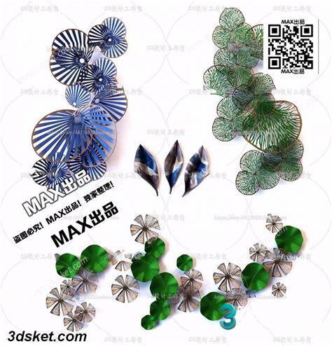 Free Download Wall Decor Model 029 Download 3d Model Free 3dskymodel Free 3dsket Interior