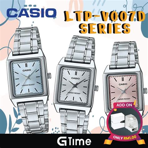 [1yr Warranty] Casio Watch Analog Womens Ltp V007d Series Ltp V007d 1b Ltp V007d 1e Ltp V007d