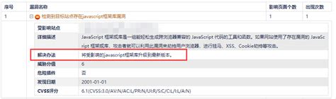 安全扫描：检测到目标站点存在javascript框架库漏洞 Csdn博客