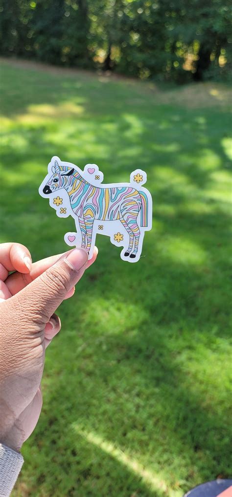 Rare Disease Zebra Stickers Rare Disease Sticker Zebra Sticker