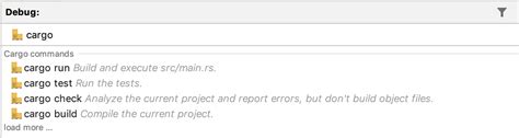 Support `run Anything` Action For Cargo · Issue 2872 · Intellij Rust