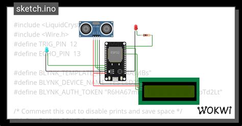 Automatic Water Level Control Copy1 Wokwi ESP32 STM32 Arduino Simulator