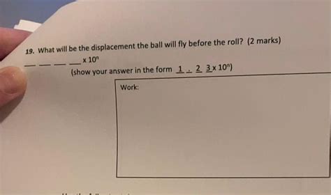 Solved Work 2 Marks Each Numeric Response Question Use