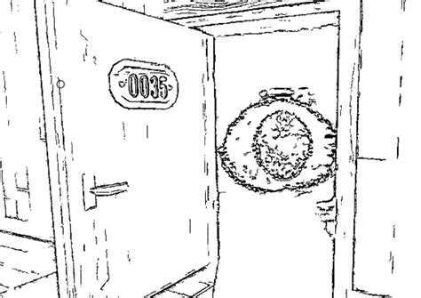 Раскраски Doors в Роблокс распечатать
