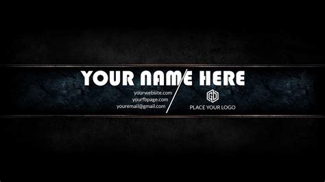 How To Make A Youtube Banner Without Illustrator Tutorial Make A