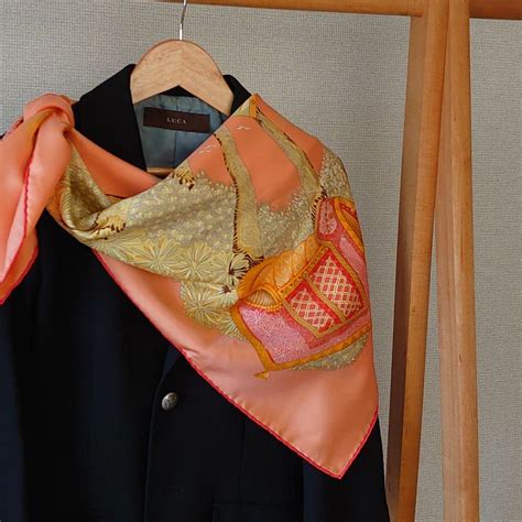 Hermes エルメス スカーフ 譜面・楽譜柄