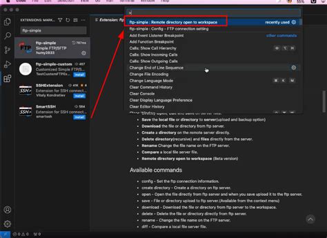 Remote Sftp Di Vscode Menggunakan Ftp Simple Extension