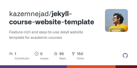 Github Kazemnejad Jekyll Course Website Template Feature Rich And