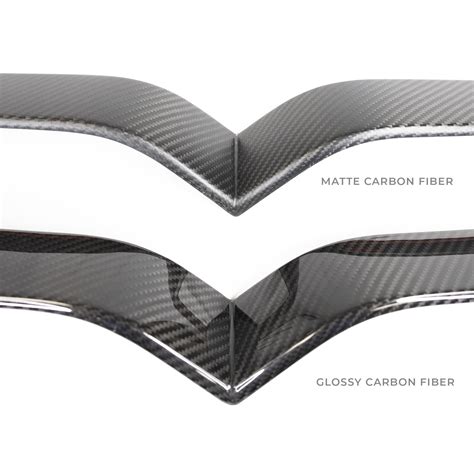 2021 Model S Refreshed Front End Inlay Real Molded Carbon Fiber