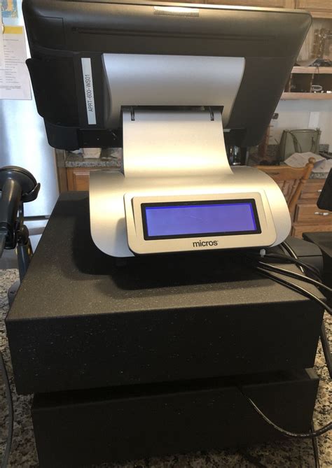 Micros Oracle Workstation 6 Pos System Includes Printer Scanner Employee Card Ebay