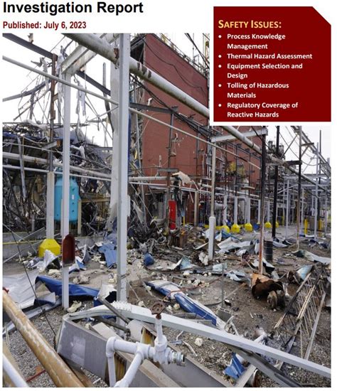 Investigative Report Fatal Chemical Decomposition Reaction And