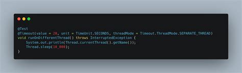 Timeout Annotation In Junit 5 Testerops