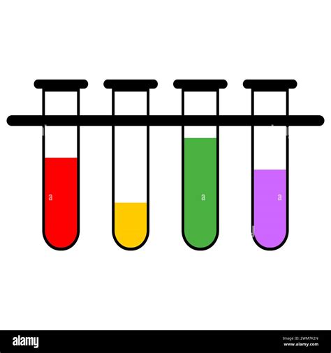 Test Tube Icon Test Tube Icon Vector Illustration Eps Chemical Test