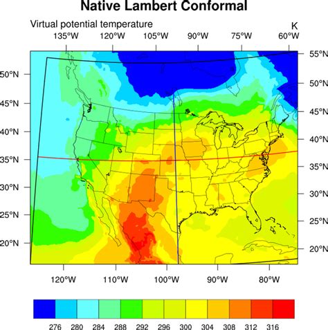 Lambert Conformal Chart