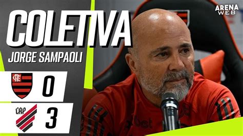 COLETIVA JORGE SAMPAOLI Flamengo x Athletico PR Brasileirão 2023