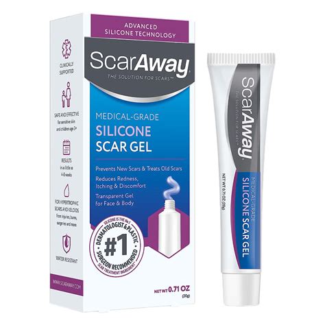 Scar Away Silicone Gelsilicone Scar Gelscar Awayscaraway 100