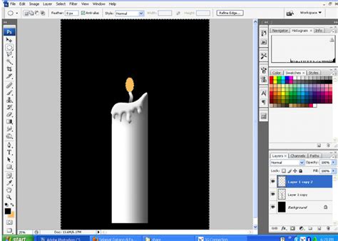 Membuat Gambar Lilin Dengan Photoshop Pandu Pinuji