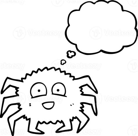 Thought Bubble Cartoon Spider 40070375 Png