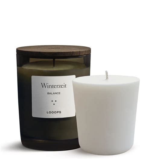 Winterzeit Set Große Duftkerze Und Refill Looops