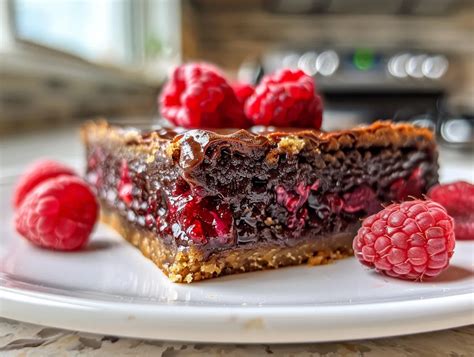 Decadent Dark Chocolate Raspberry Pie Bars An Easy Recipe