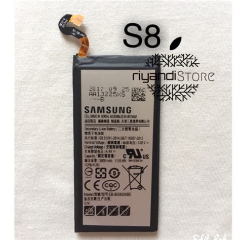 Jual Baterai Batre For Samsung S8 G950 G950f Battery Eb Bg950abe