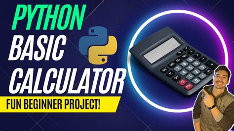 How To Make A Simple Calculator With Python Python Beginner Projects Youtube
