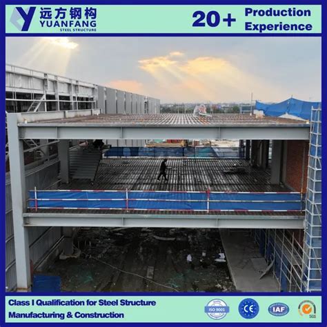 Prefab Light Steel Structure Box Shaped Column Linking Corridor