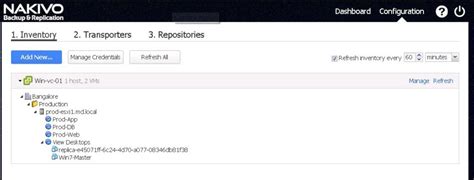 Adding Vmware Vcenter Server To Nakivo Backup And Replication V6