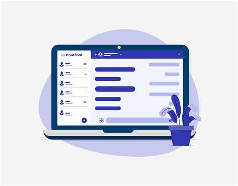 Hsaart Modern Chatting App Ui Design Illustration