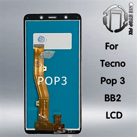 For Tecno Bb2 Pop 3 Pop3 Mobile Phone Lcd Display Touch Digitizer Screen Assembly Shopee