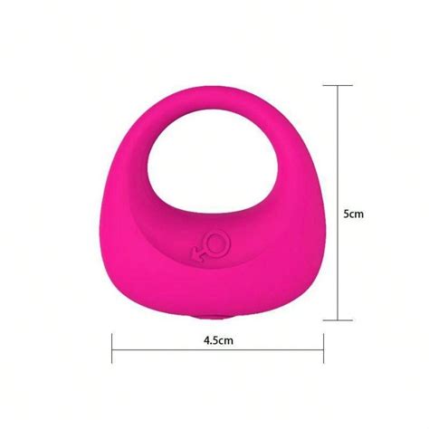1pc Male And Female Use Of The Lock Vibrator Powerful Vibrator Ring