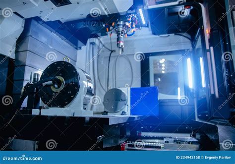 Coordinate Measuring Machine Probe Cmm On Milling Work Sensor Quality Control After Machining