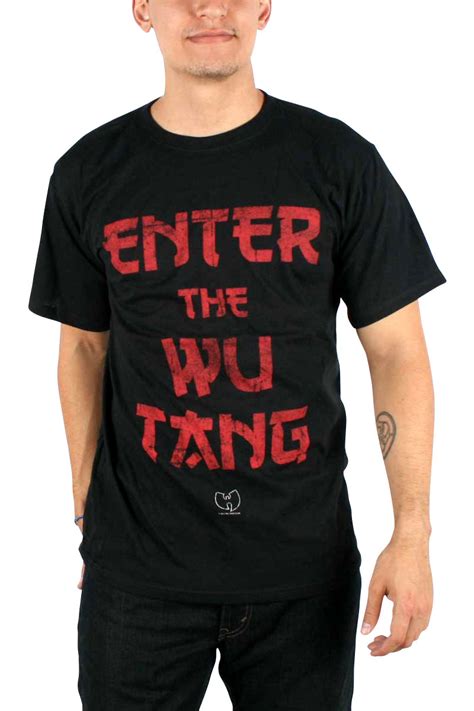 Wu Tang Clan Enter The WU T Shirt In Black