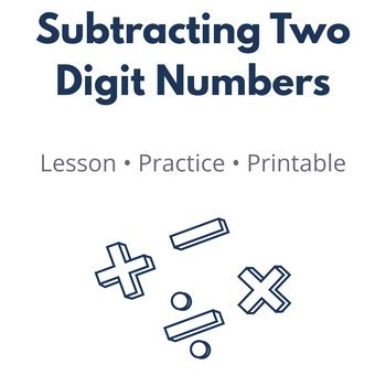 Subtracting Two Digit Numbers PowerPoint Presentation TPT