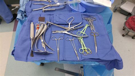 Total Hip Mayo Setup Surgical Technician Surgical Technologist Scrub Tech Sfa Technology