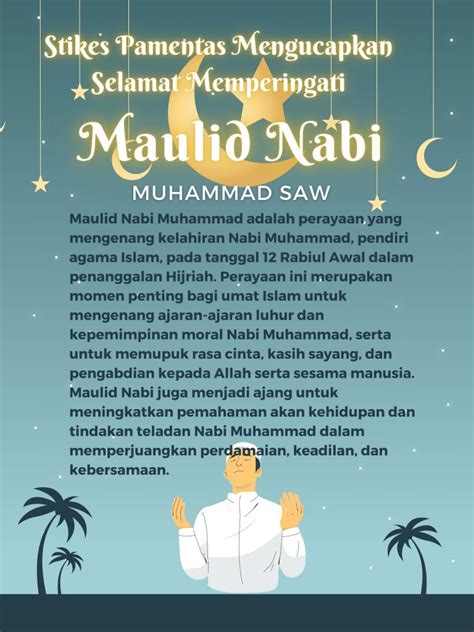 Stikes Pamentas Mengucapkan Selamat Memperingati Maulid Nabi Muhammad