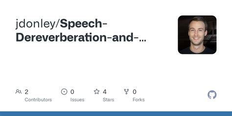 GitHub Jdonley Speech Dereverberation And RIR Estimation