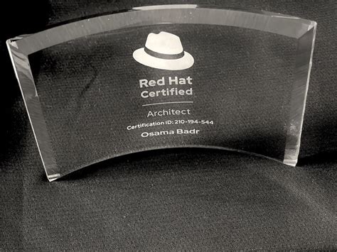Osama Badr On Linkedin Today Finally Received The Red Hat Certified